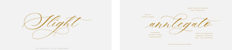 47 Calligraphy Fonts for Adding Style and Interest to Your Site