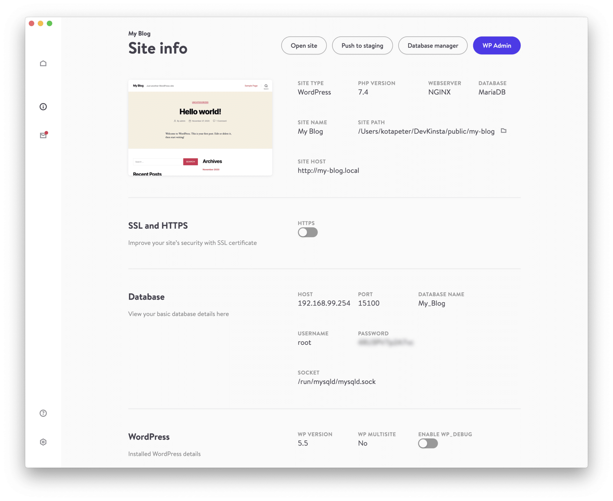 site-information-devkinsta-kinsta