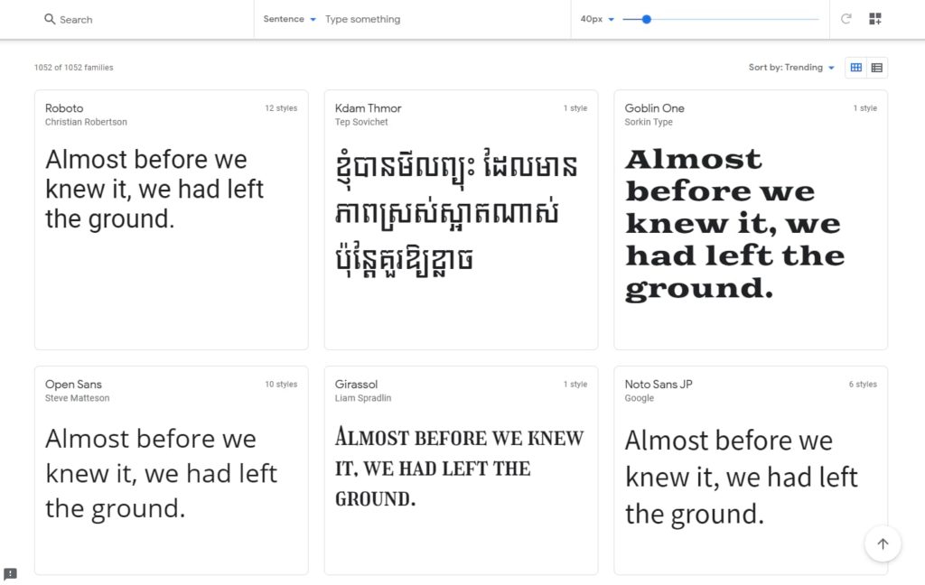 15 Best Google Fonts By The Numbers In 2024