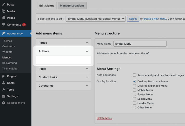 An In-Depth Guide to Create and Customize a WordPress Menu
