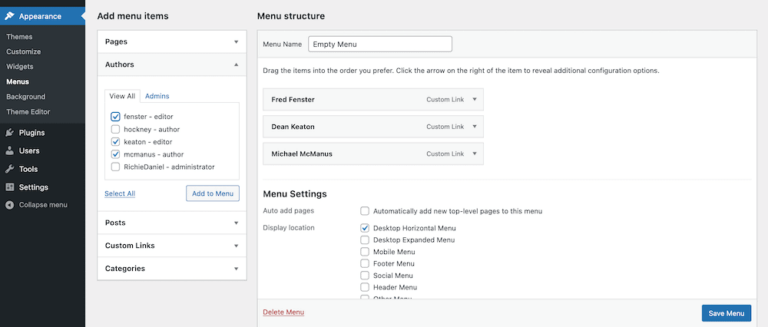 An In-Depth Guide to Create and Customize a WordPress Menu