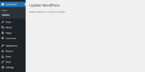 How To Fix the “Another Update is Currently in Progress” Error in WordPress
