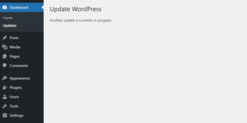 How To Fix the “Another Update is Currently in Progress” Error in WordPress