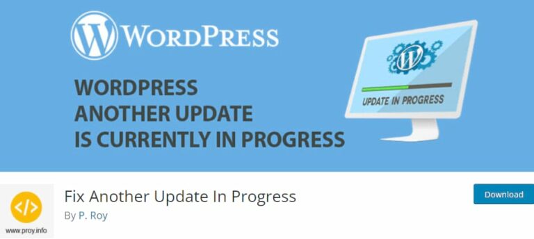 How To Fix the “Another Update is Currently in Progress” Error in WordPress