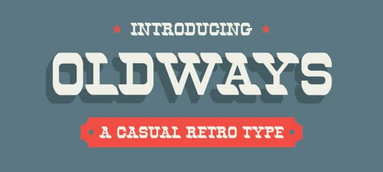 50+ Stunning Retro Fonts From the 50s to the 90s