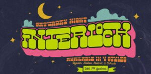 50+ Stunning Retro Fonts From the 50s to the 90s