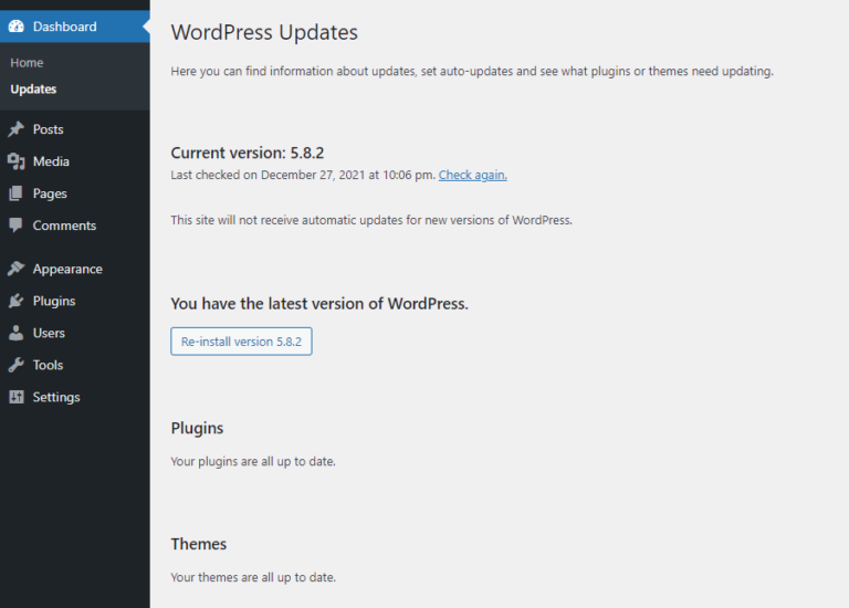 How To Fix The Another Update Is Currently In Progress” Error In Wordpress