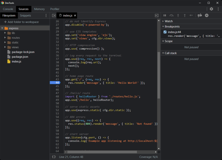 How to Debug Node.js Code Using Multiple Tools