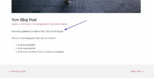 How To Show Last Updated Date on WordPress Posts and Pages