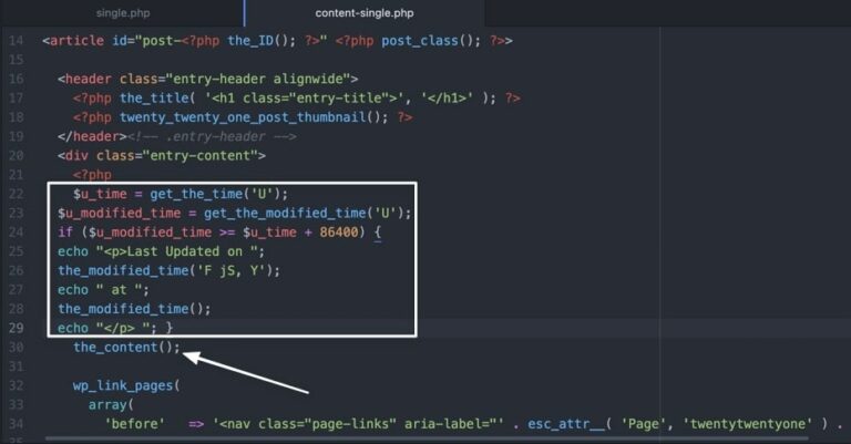 How To Show Last Updated Date on WordPress Posts and Pages