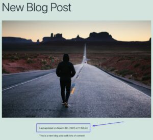 How To Show Last Updated Date on WordPress Posts and Pages