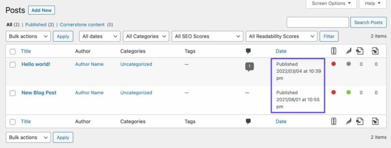 How To Show Last Updated Date on WordPress Posts and Pages