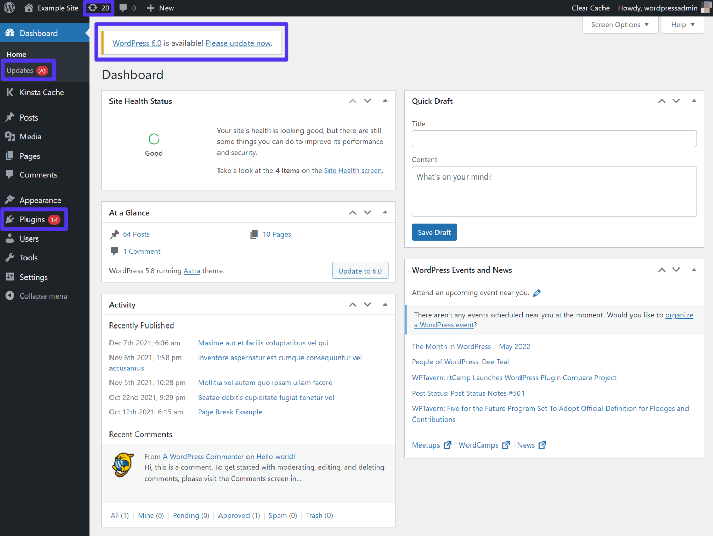 How To Disable Wordpress Update Notifications Plugin Or Code
