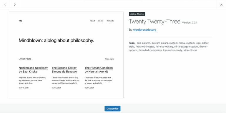 Twenty Twenty-Three: A New Default WordPress Theme From the Community