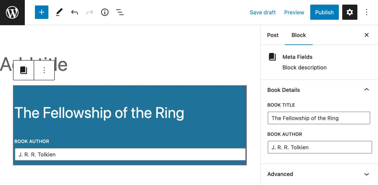 How To Add Meta Boxes and Custom Fields To Posts in Gutenberg