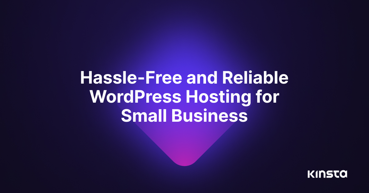 Small Business Hosting - Fast, Reliable, and Hassle-Free