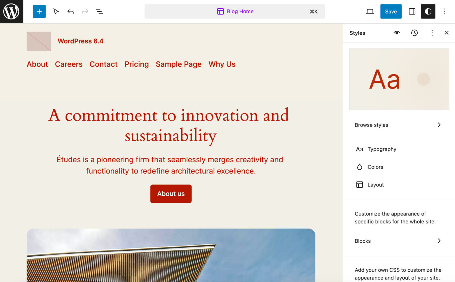 Twenty Twenty-Four: a minimal multipurpose WordPress theme