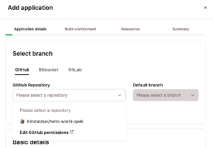 Git - GitHub - Kinsta® Docs