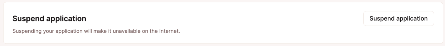 Application Hosting - Settings - Kinsta® Docs