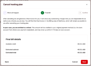WordPress Hosting Plans - Cancel WordPress Plan - Kinsta® Docs