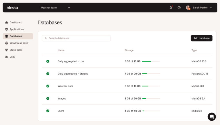 Database Hosting For All Your Web Projects Kinsta® 7130