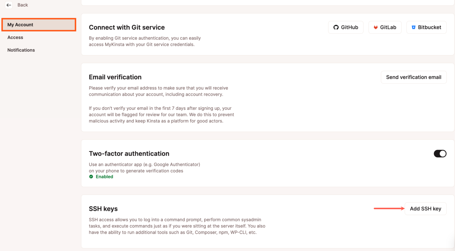 WordPress Hosting - SSH - Kinsta® Docs