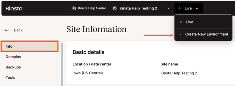 Wordpress Hosting Staging Environments Kinsta® Docs