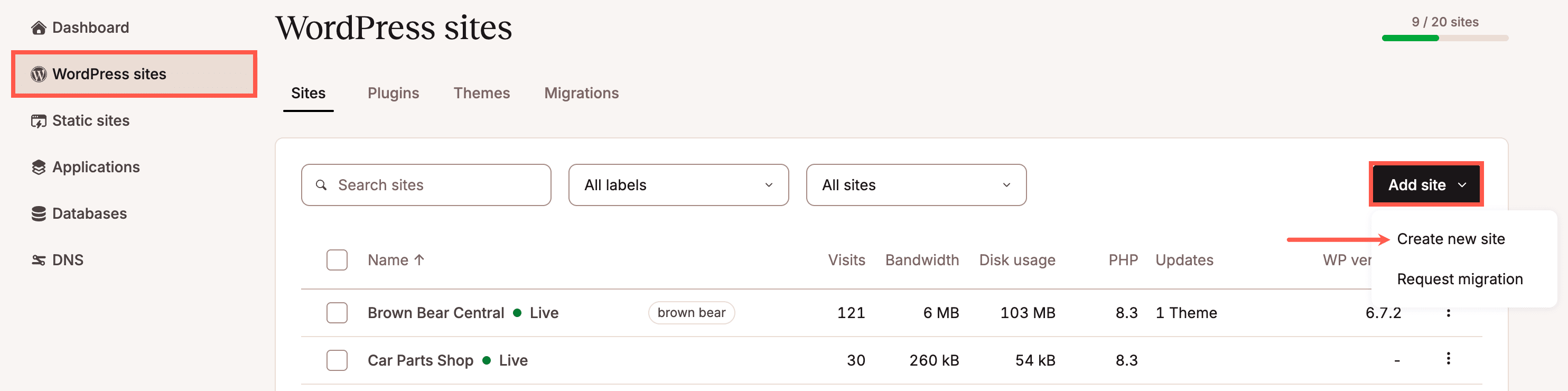 Get Started - Add Site - Kinsta® Docs