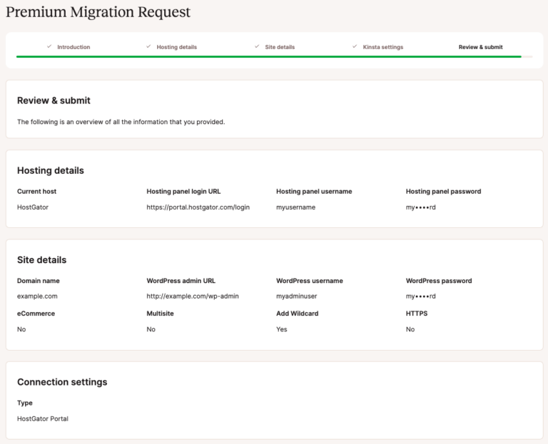 Migrations - Kinsta Migration - Kinsta® Docs