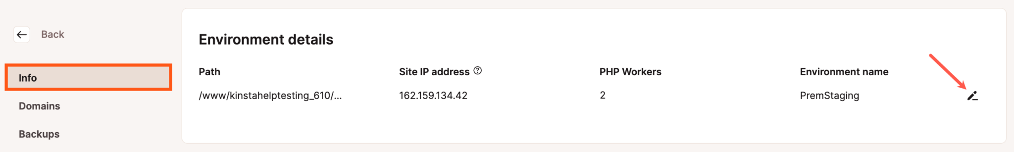 WordPress Hosting - Staging Environments - Kinsta® Docs