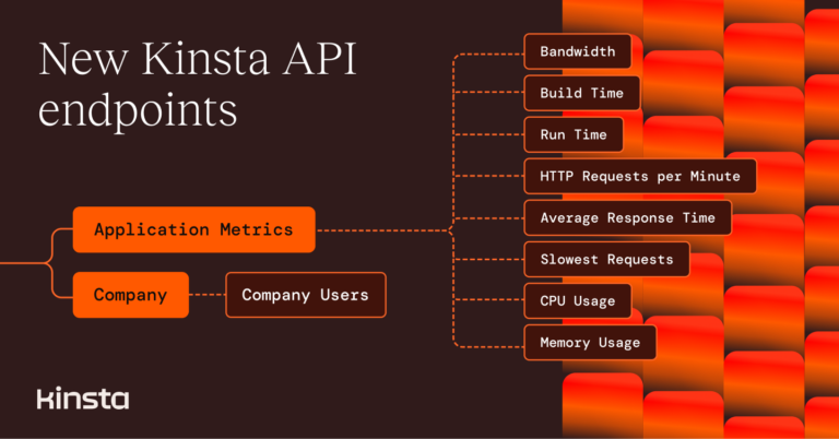 Access application metrics and user data with Kinsta API - Kinsta®