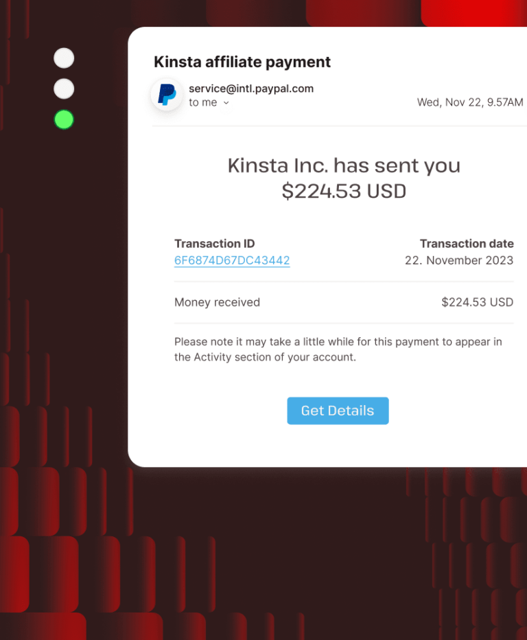 Kinsta® Hosting Affiliate Program