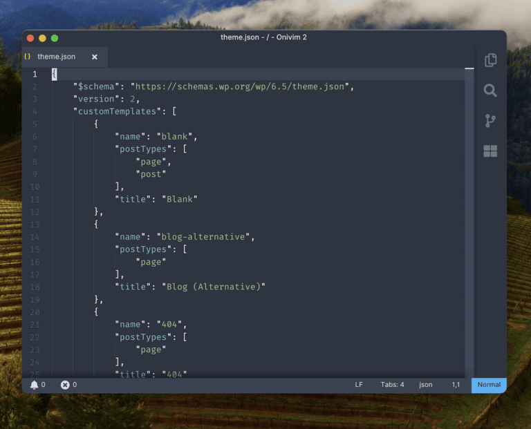 Key insights on theme.json blocks property for developers