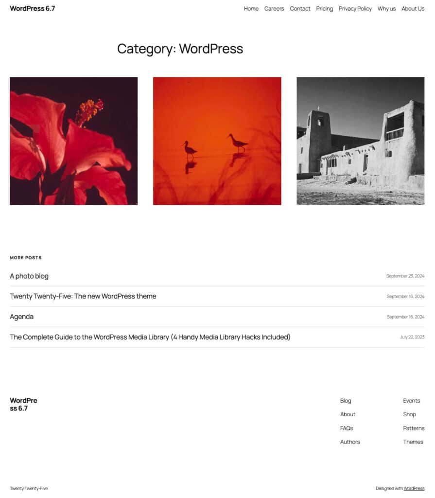 Twenty Twenty-Five WordPress theme: a developer's overview