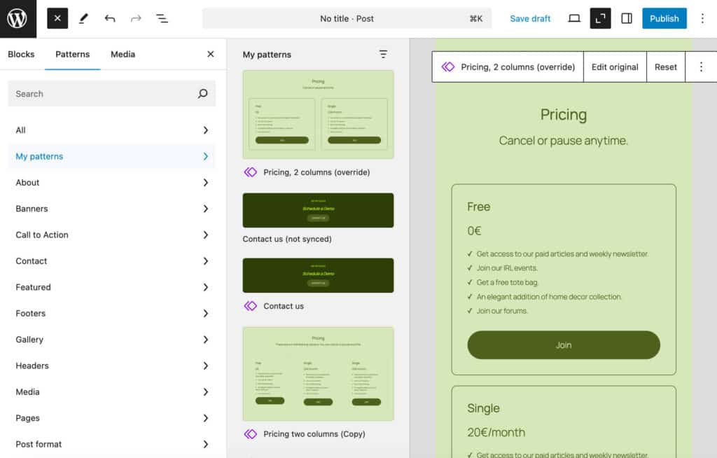How To Build WordPress Block Patterns - Kinsta®