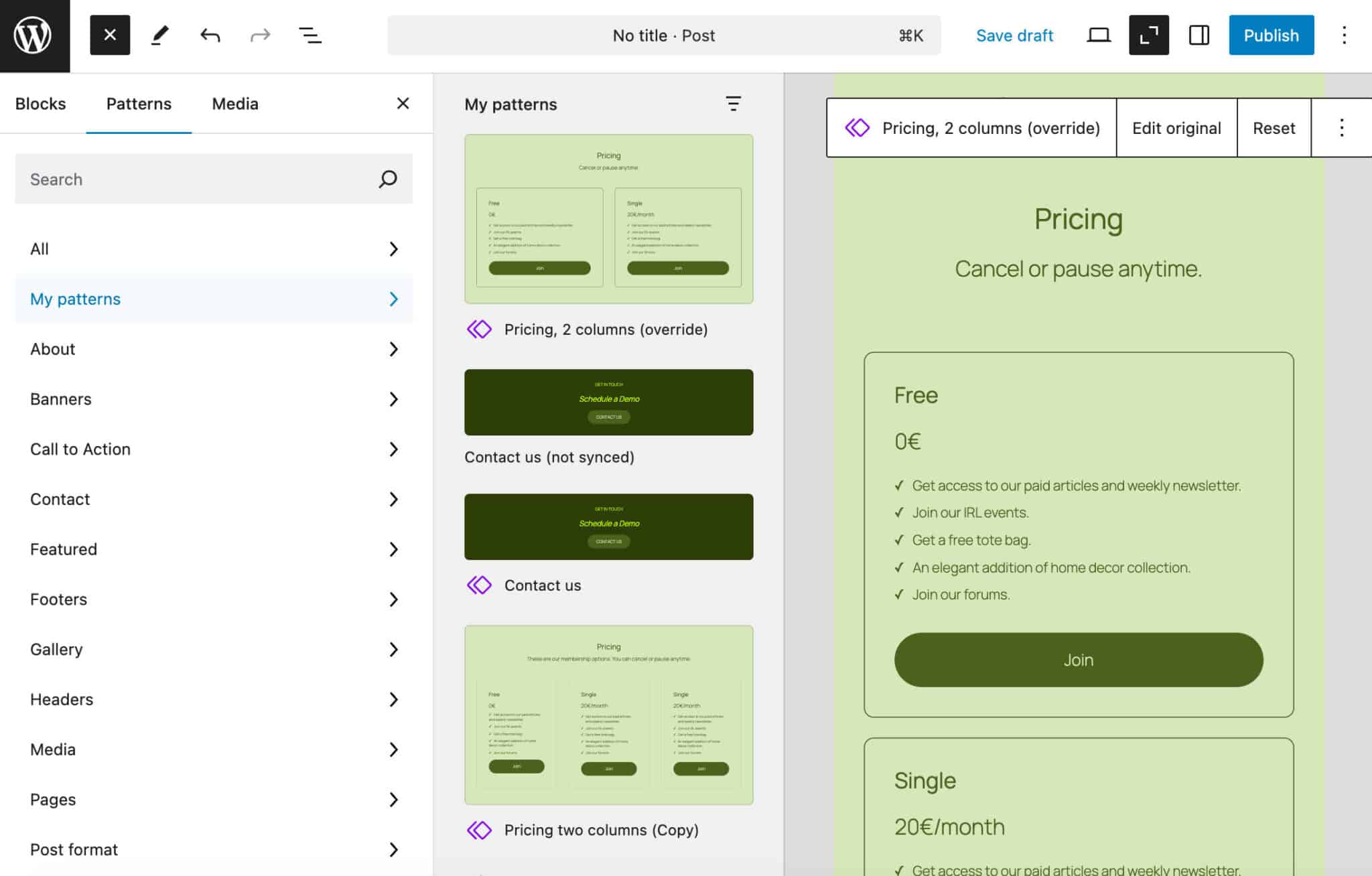 How To Build WordPress Block Patterns - Kinsta®