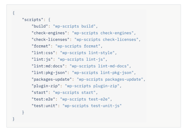 Advanced WordPress development with wp-scripts