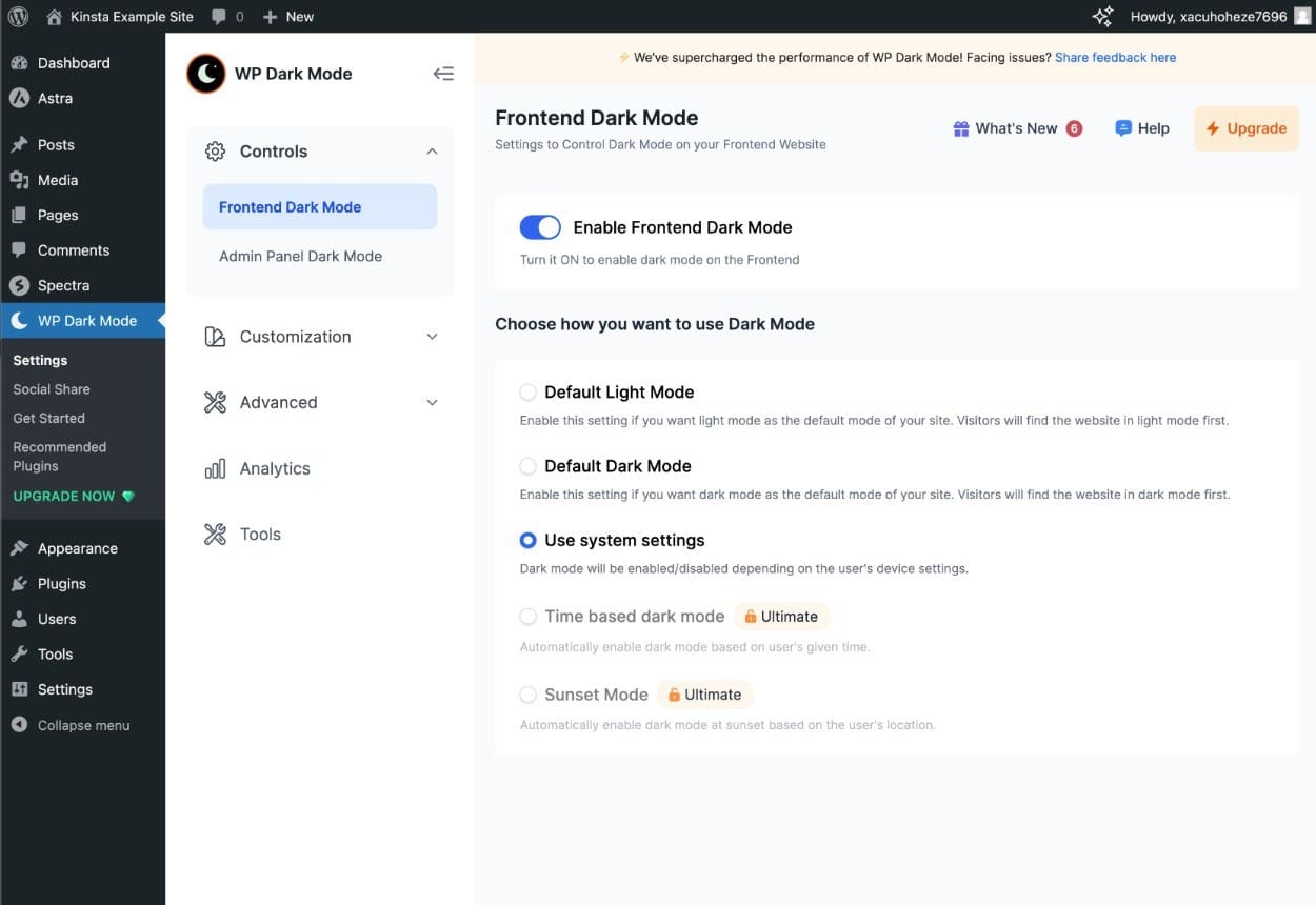 WordPress dark mode: key benefits and how to set it up