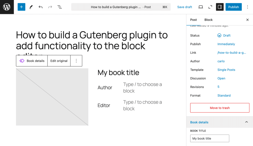 How to build a Gutenberg plugin to extend editor functionality