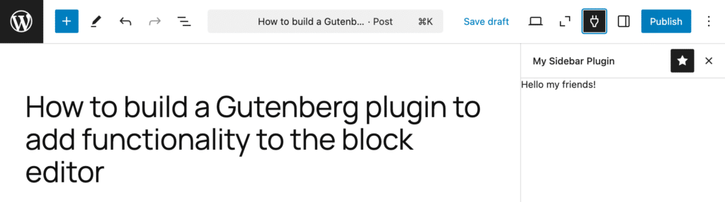 How to build a Gutenberg plugin to extend editor functionality