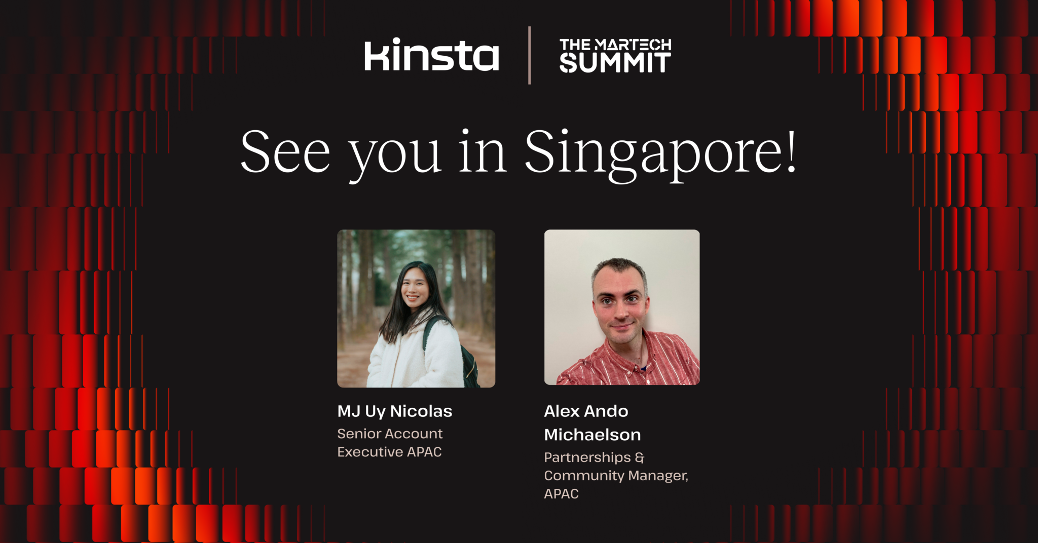 Meet Kinsta at The MarTech Summit Asia 2025