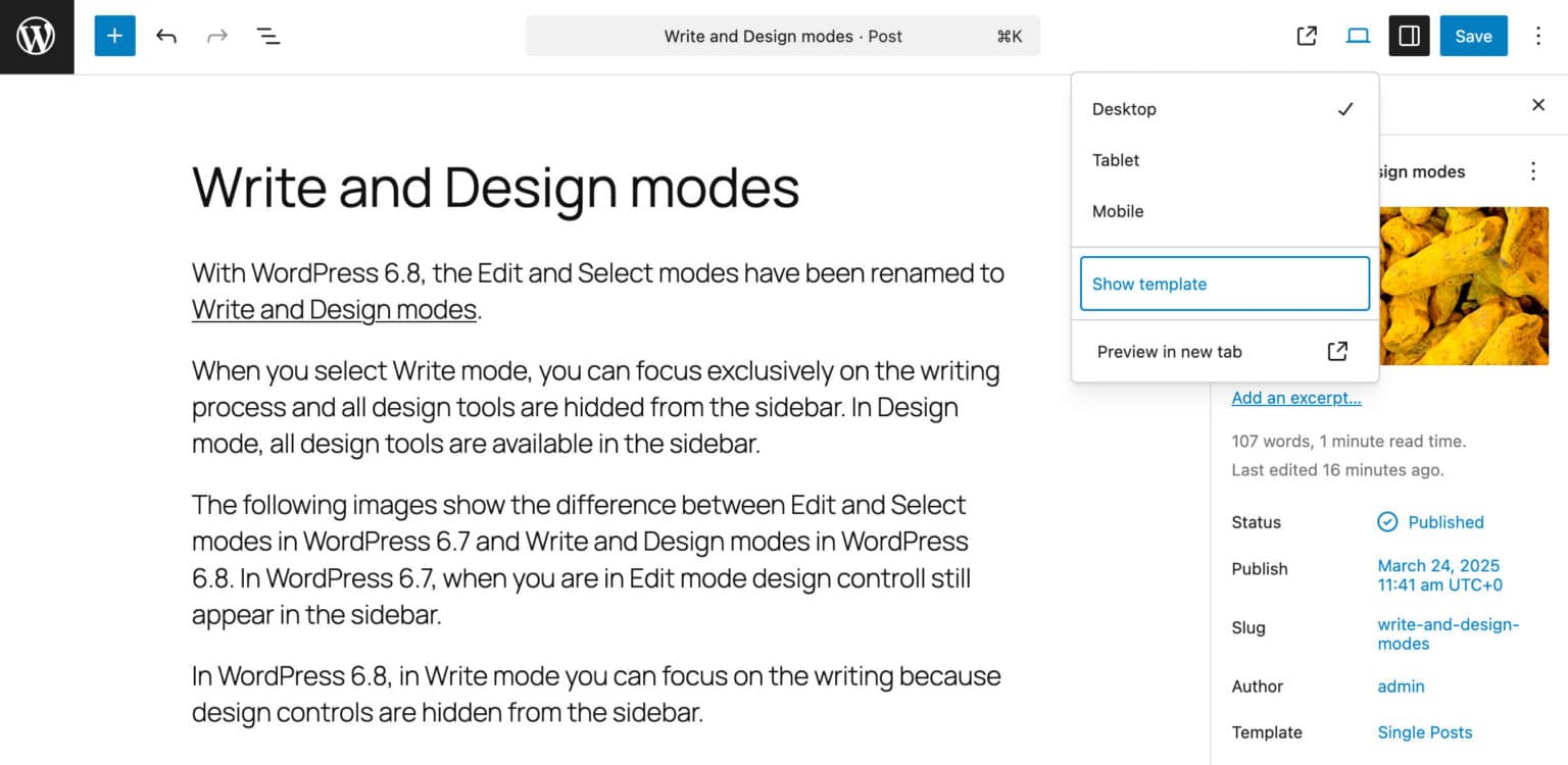 What’s new in WordPress 6.8