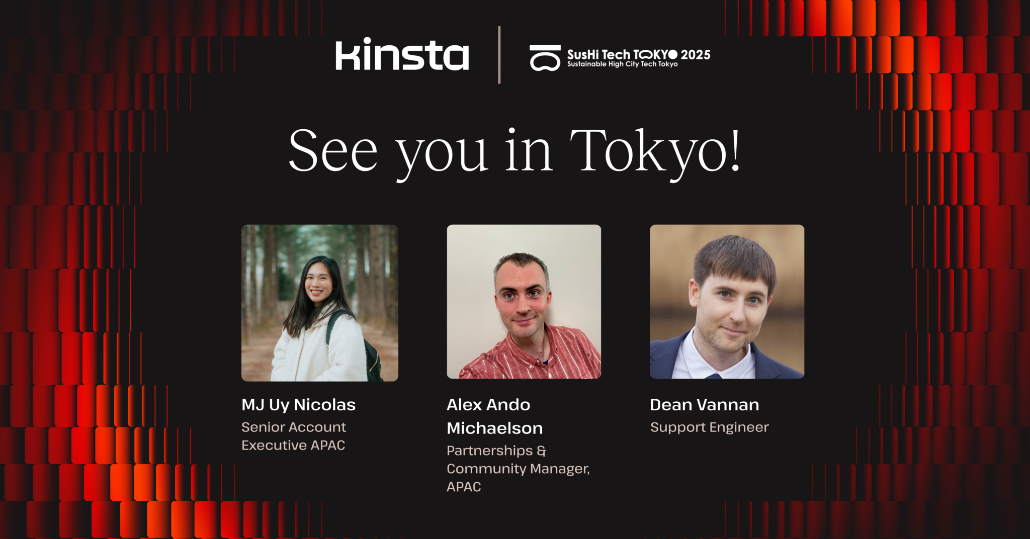 Meet Kinsta at SusHi Tech Tokyo 2025 - Kinsta®