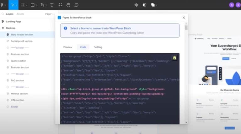 How to convert a Figma project to WordPress (3 Methods)
