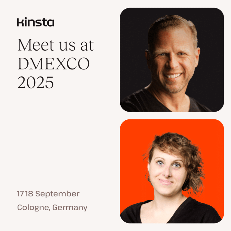 Meet Kinsta at DMEXCO 2025 - Kinsta®