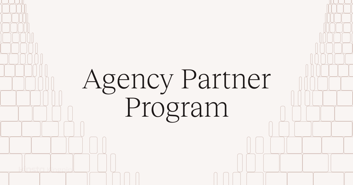 Agency Partner Program - Kinsta®