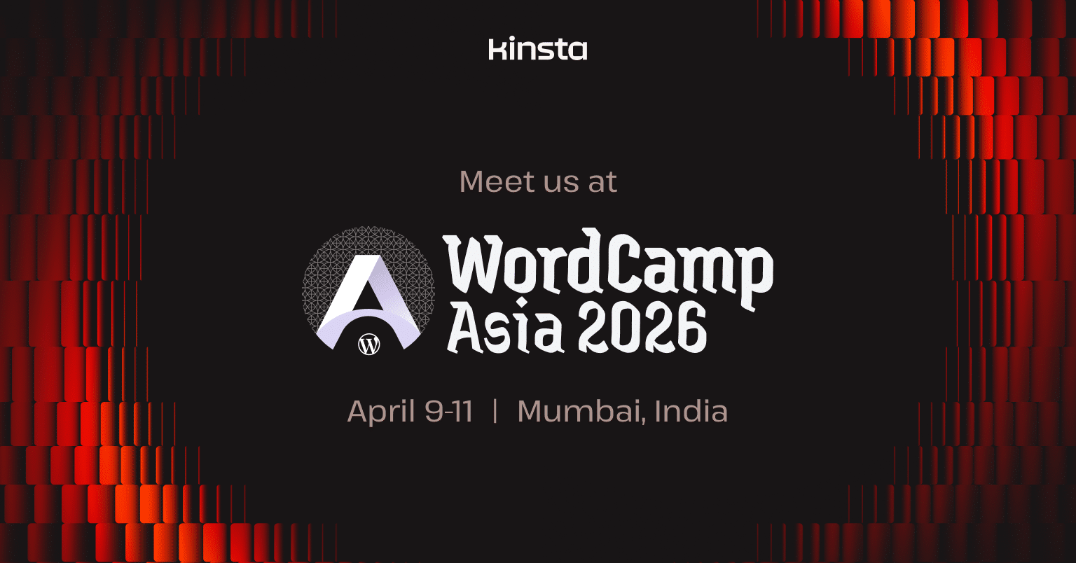 Meet Kinsta at WordCamp Asia 2026