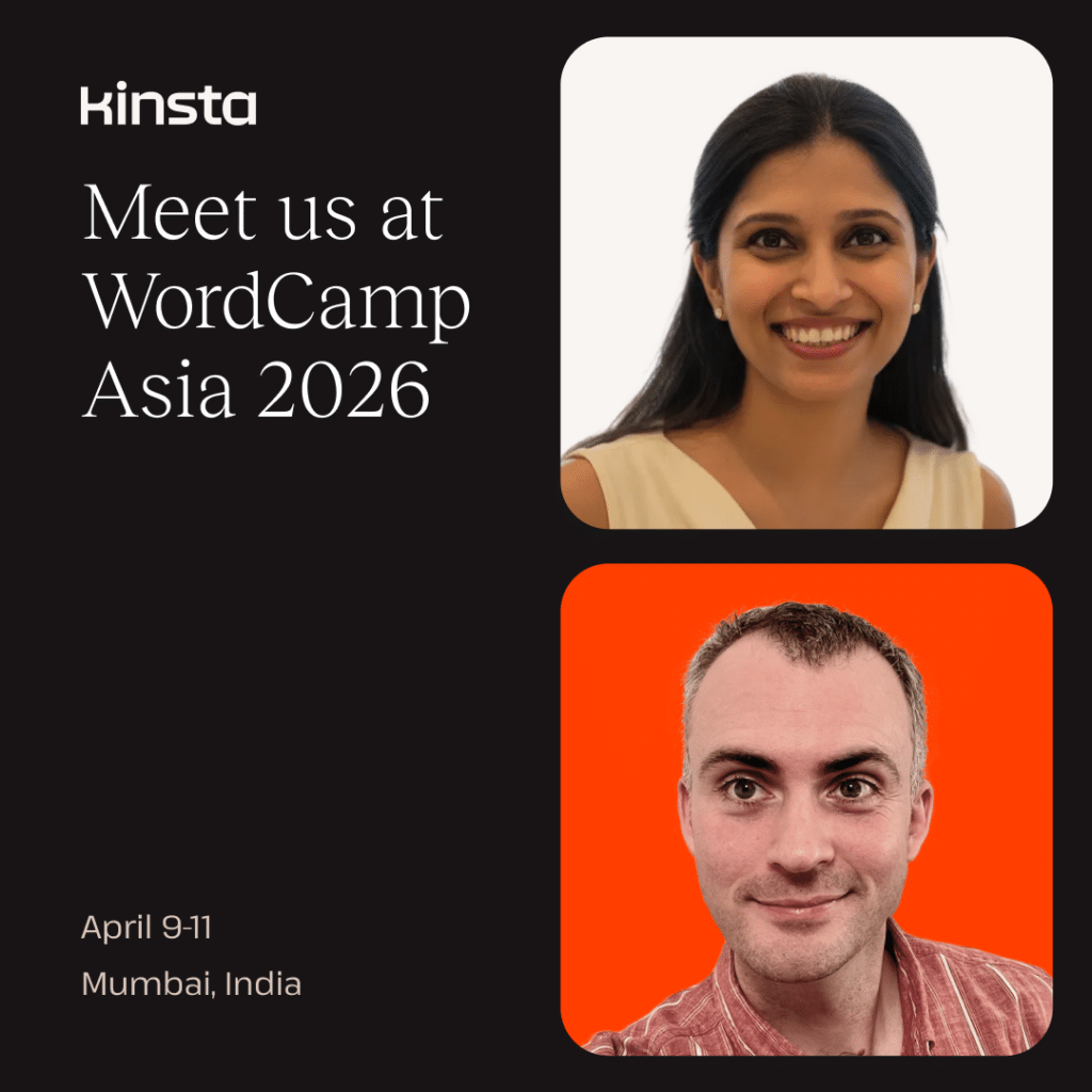 Meet Kinsta at WordCamp Asia 2026